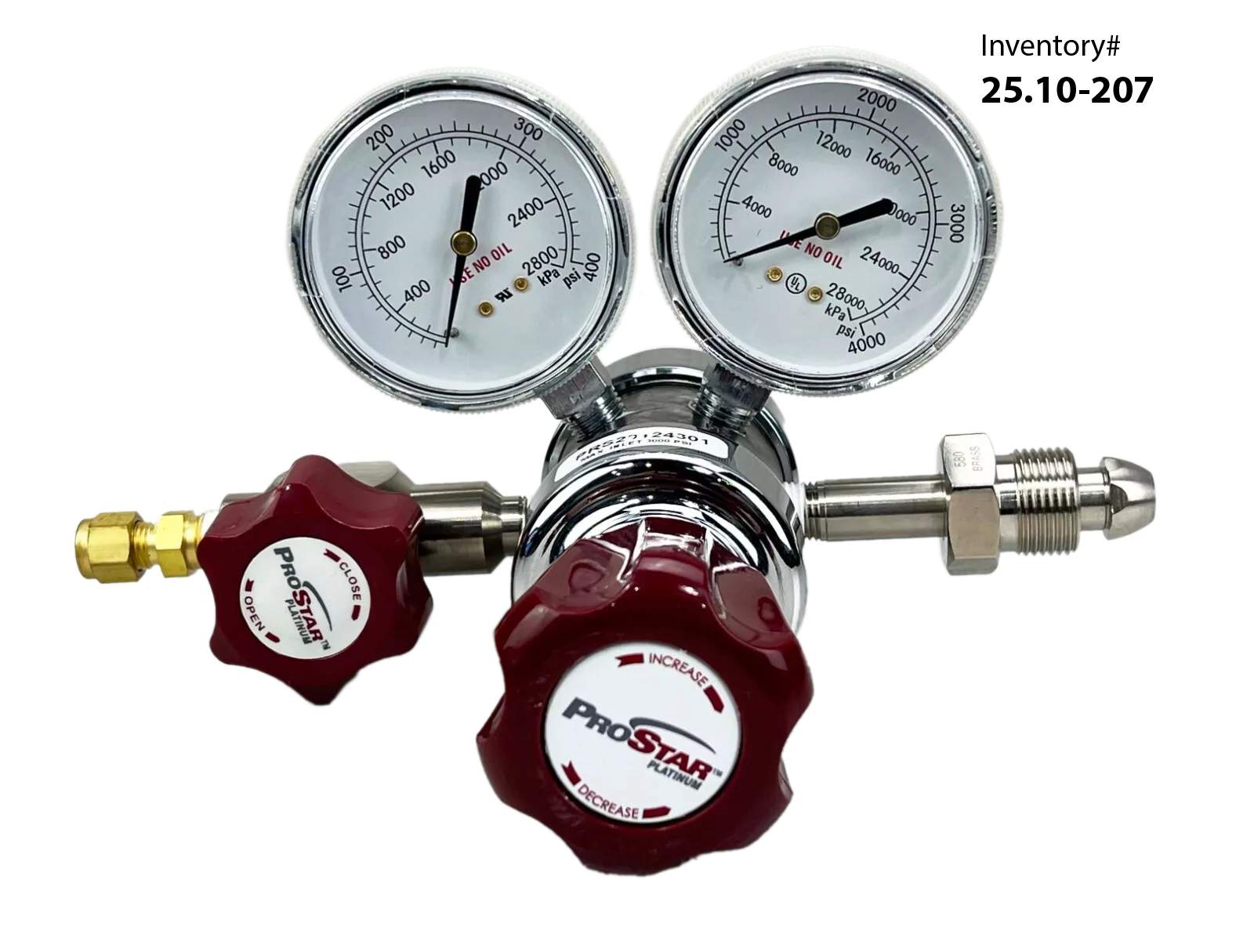 Prostar PRS20124301 Regulator, Inlet 3000 PSI *used working | Tech ...