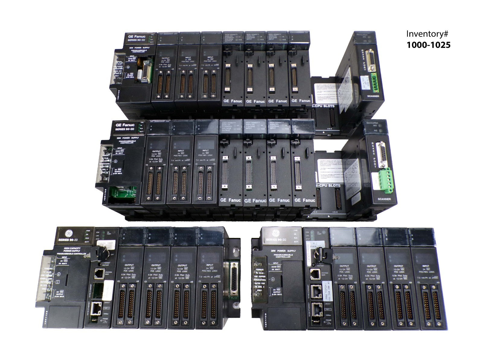GE Fanuc Series 90-30 Programmable Logic Controllers *used working ...