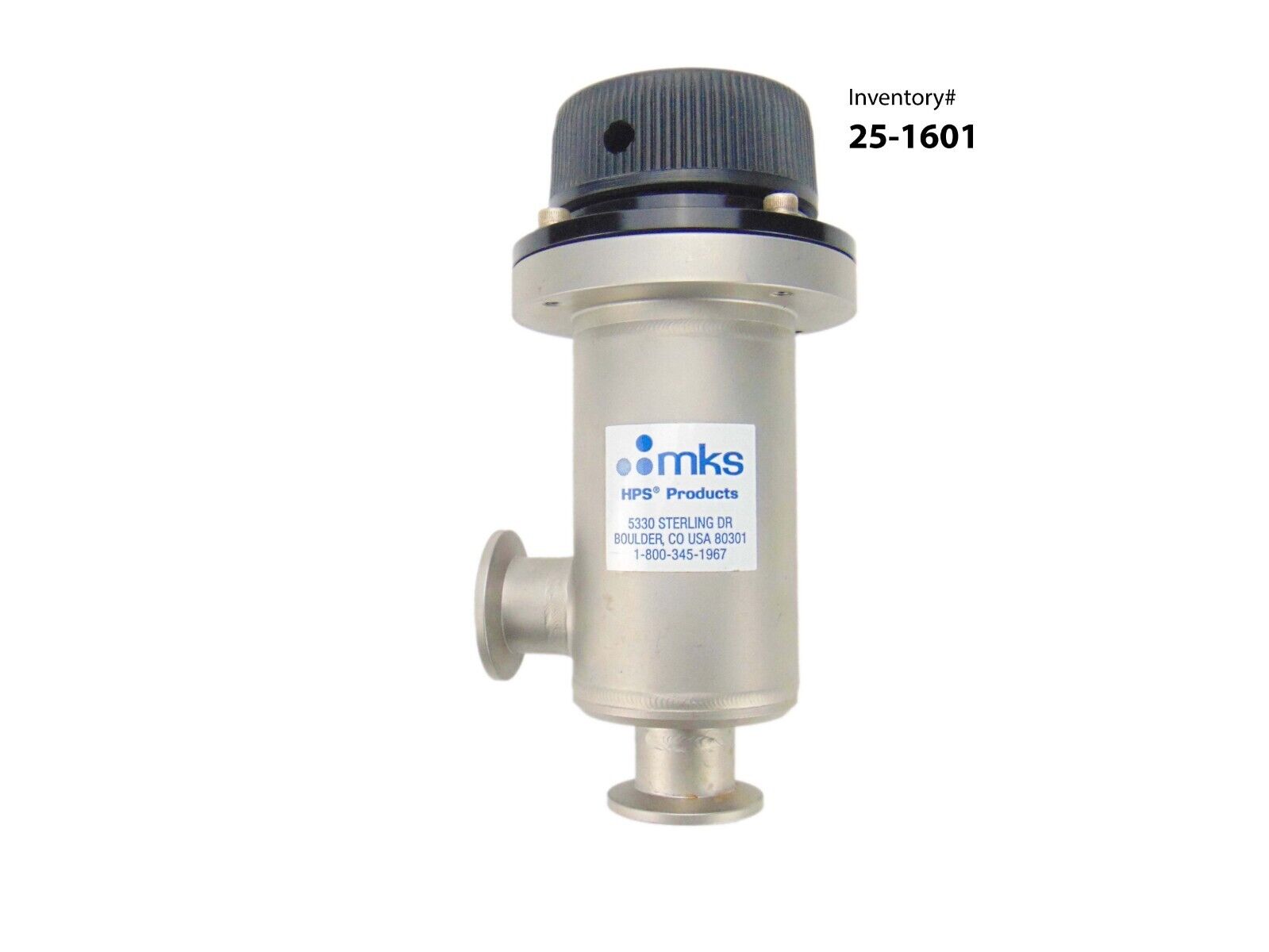 MKS 151-0025K Manual Angle Isolation Valve *used working | Tech ...