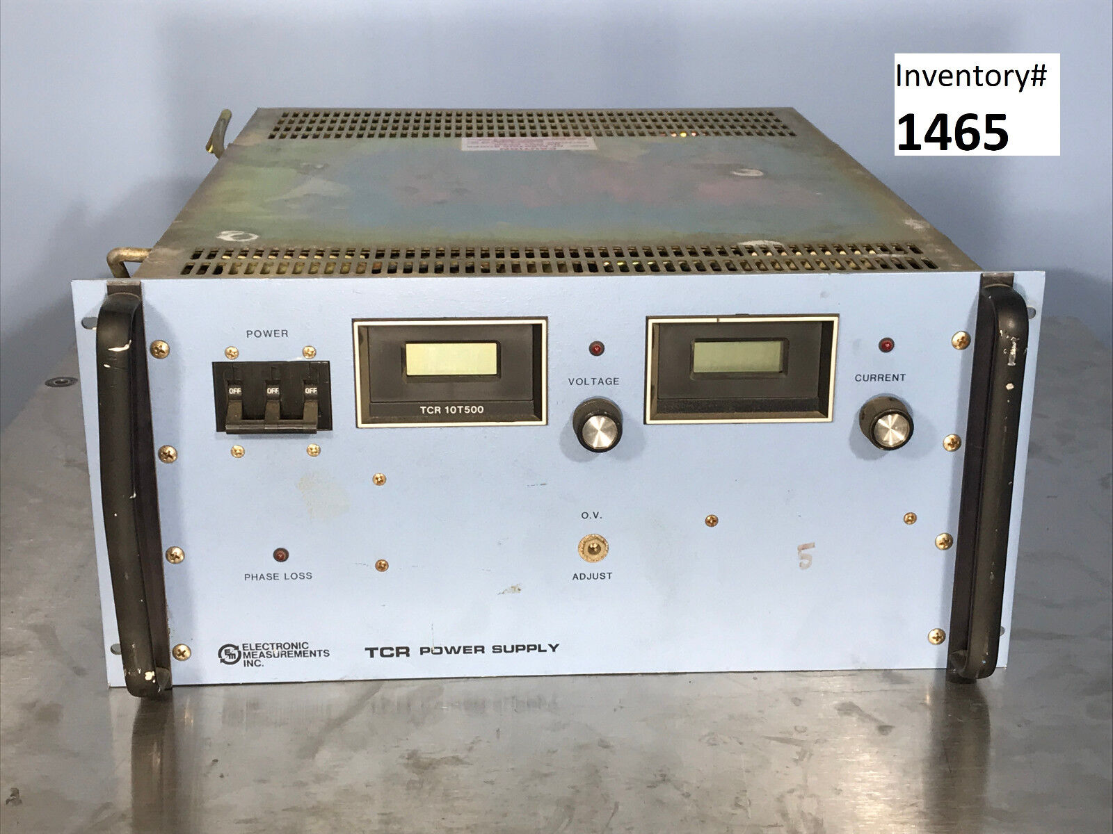 Electronic Measurement TCR 10T500 TCR Power Supply 10T500-1-D-0V ...