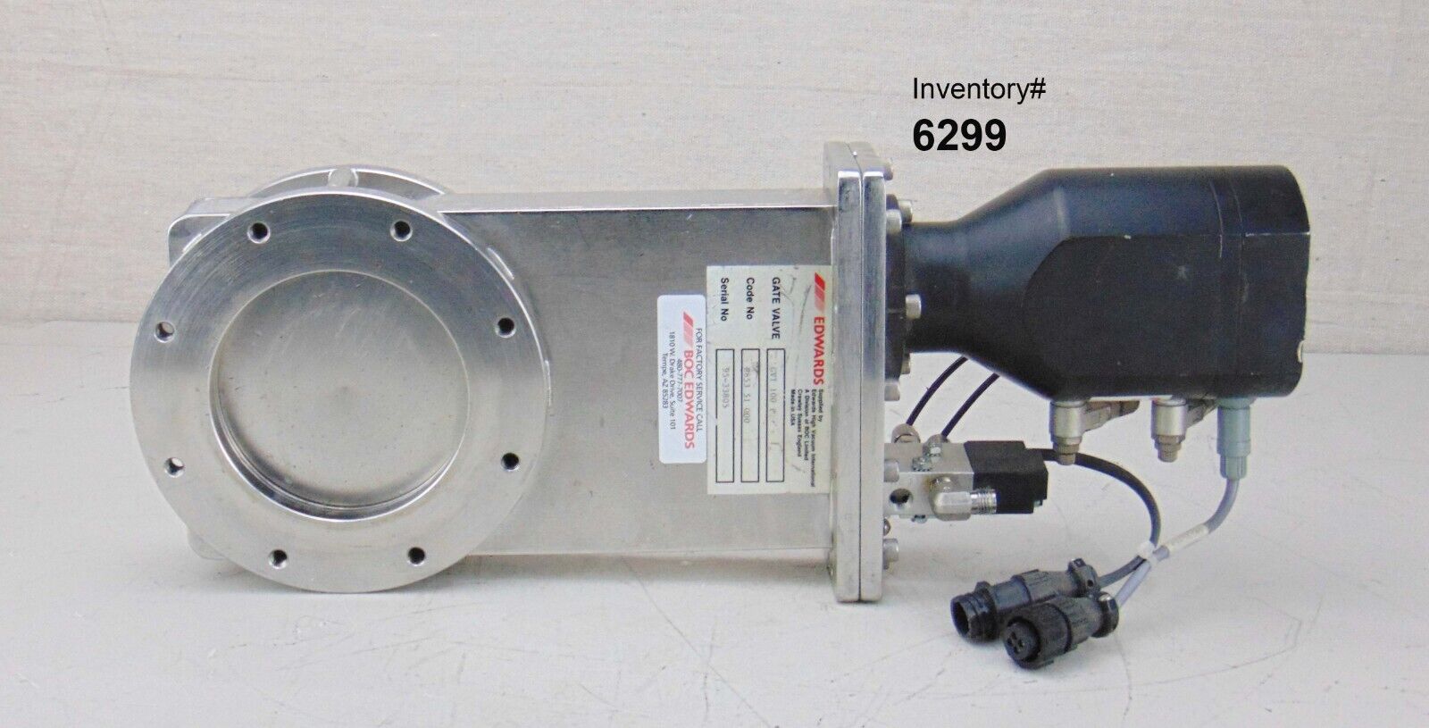 Edwards GVI 100P Gate Valve 365354000 *used working | Tech Equipment ...