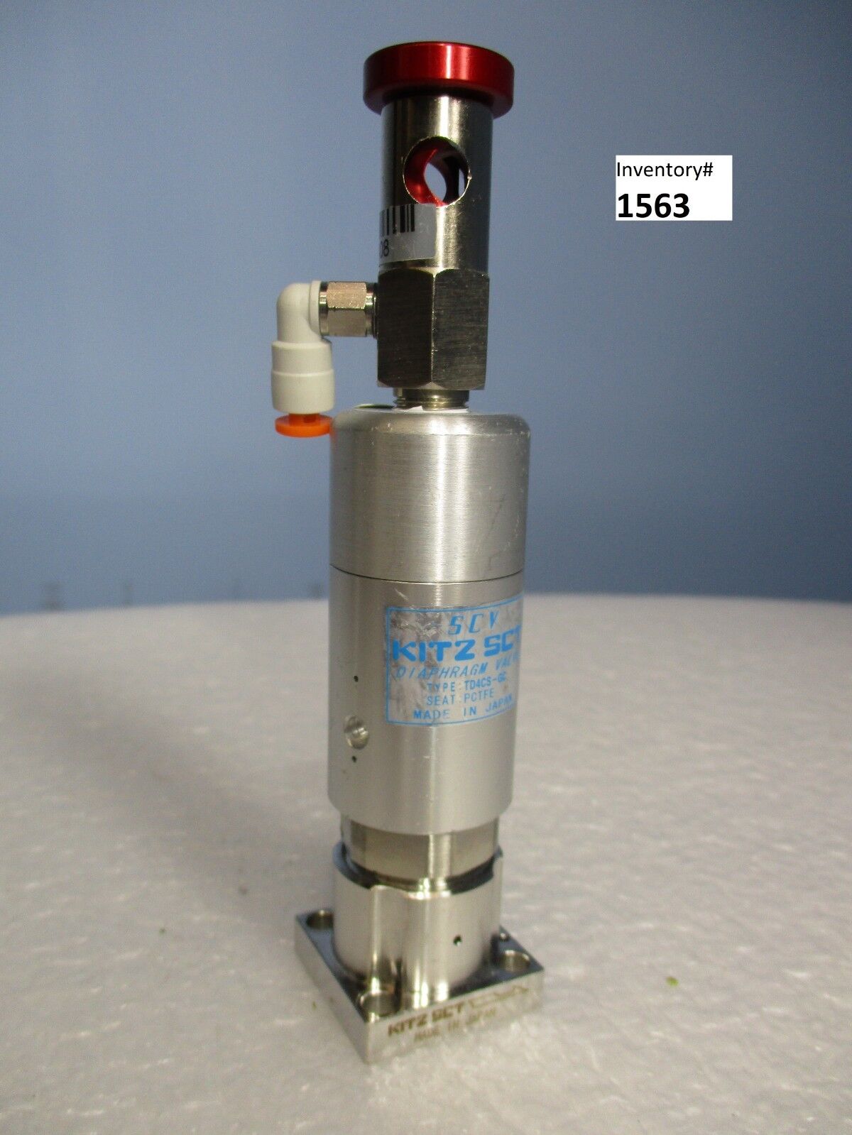 SCV KITZ SCT TD4CS-GC Diaphragm Valve with APTech AP PL210 (Used ...