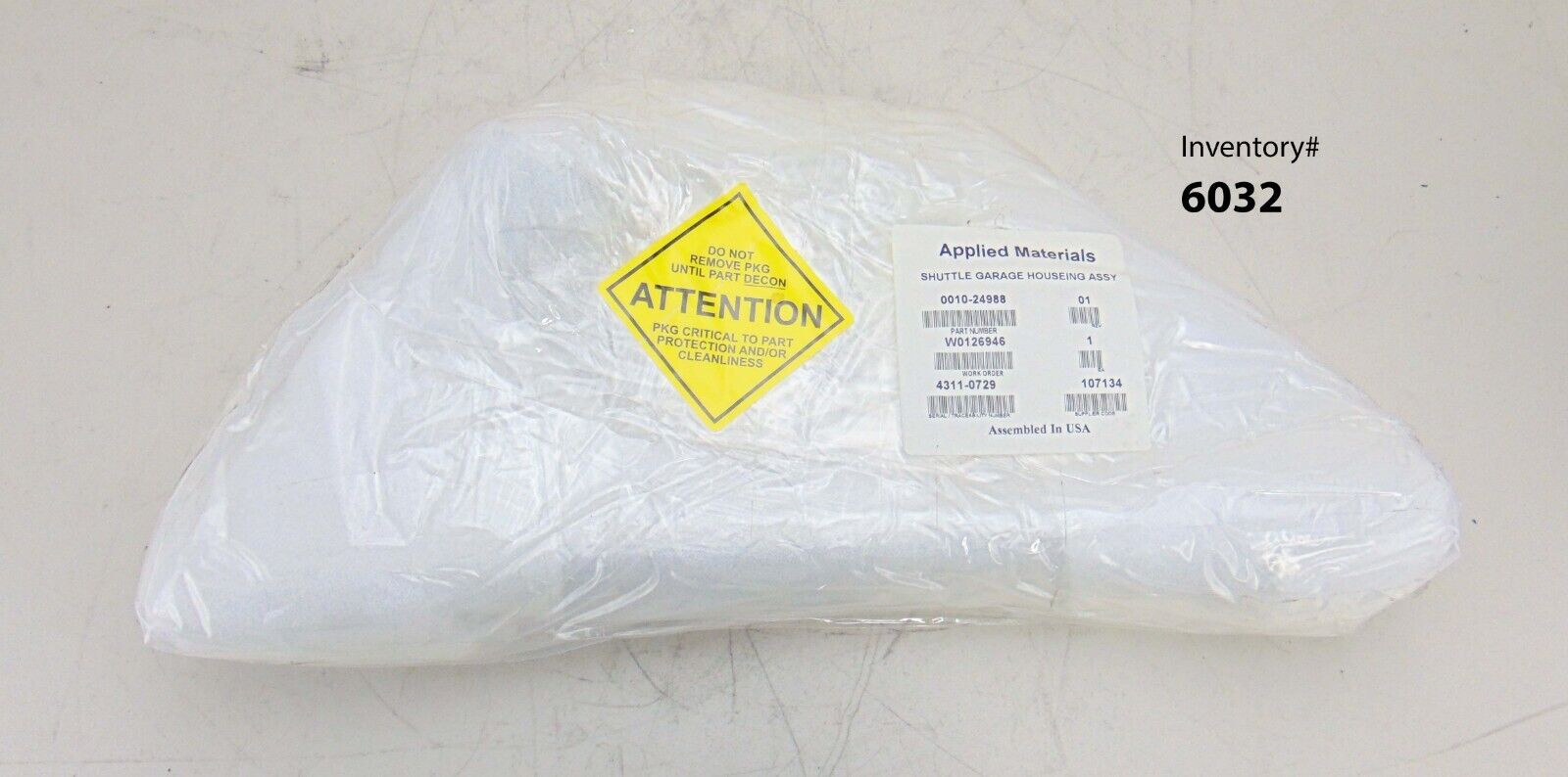 AMAT 0010-24988 Shuttle Garage Housing Assy *new surplus | Tech ...