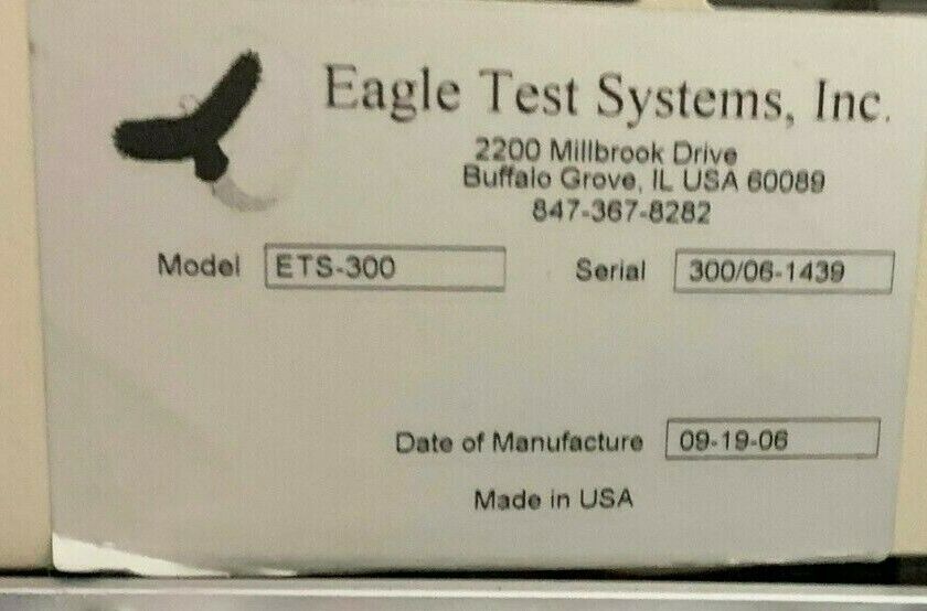 Teradyne Eagle Test Systems ETS-300 Tester **untested, sold as-is ...