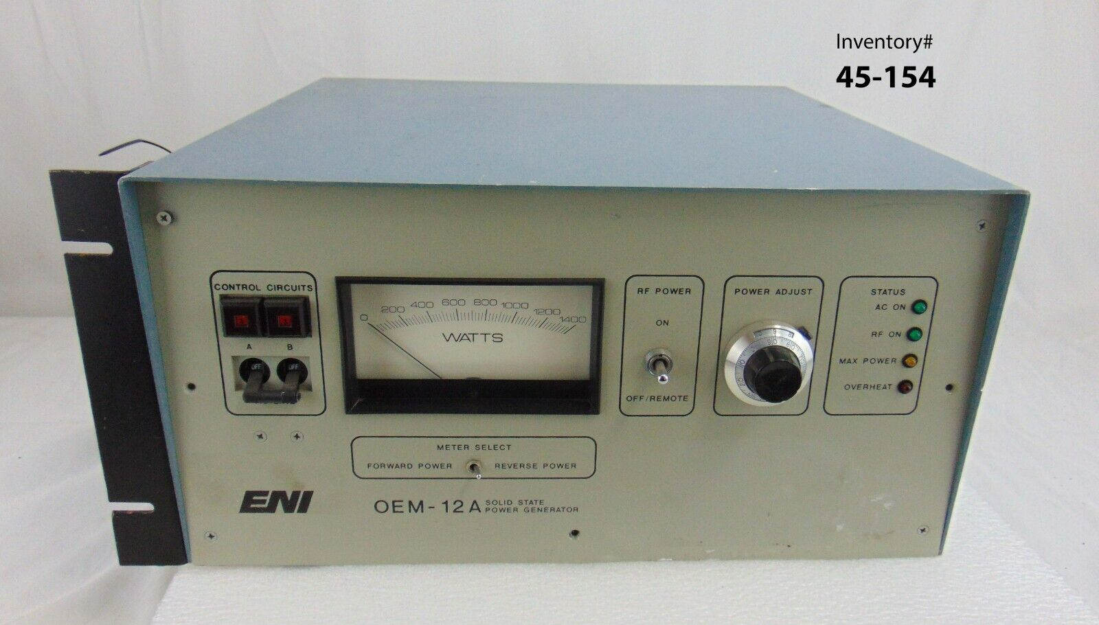 ENI OEM-12A OEM-12A-21041-51 RF Generator, 1250W *tested working | Tech ...