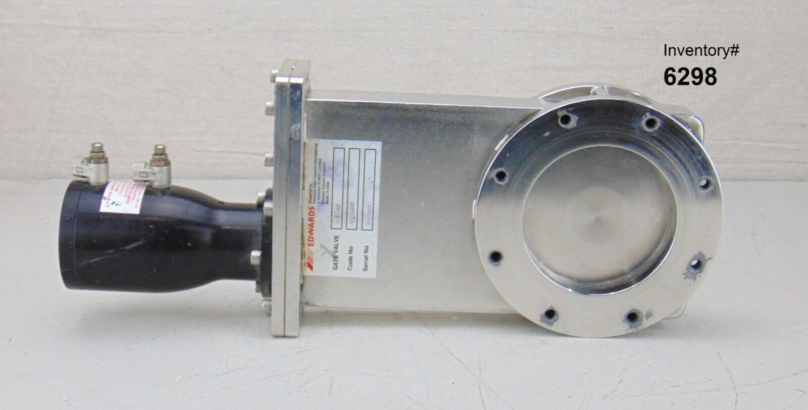 Edwards GVI 100P Gate Valve 365354000 *used working– Tech Equipment ...