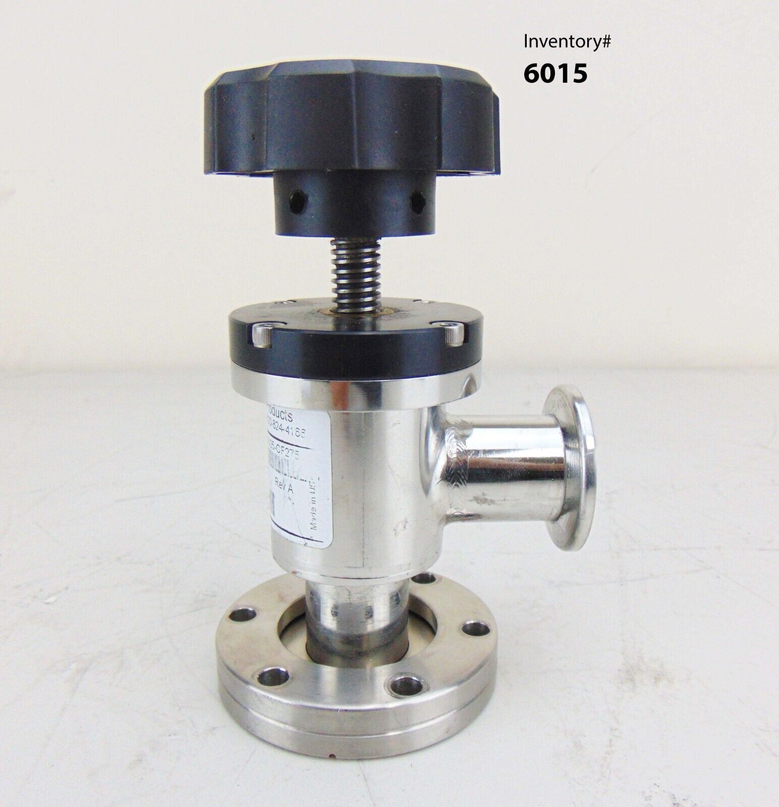 Nor Cal ESV-1002-NW25-CF275 Manual Angel Isolation Valve *used working ...