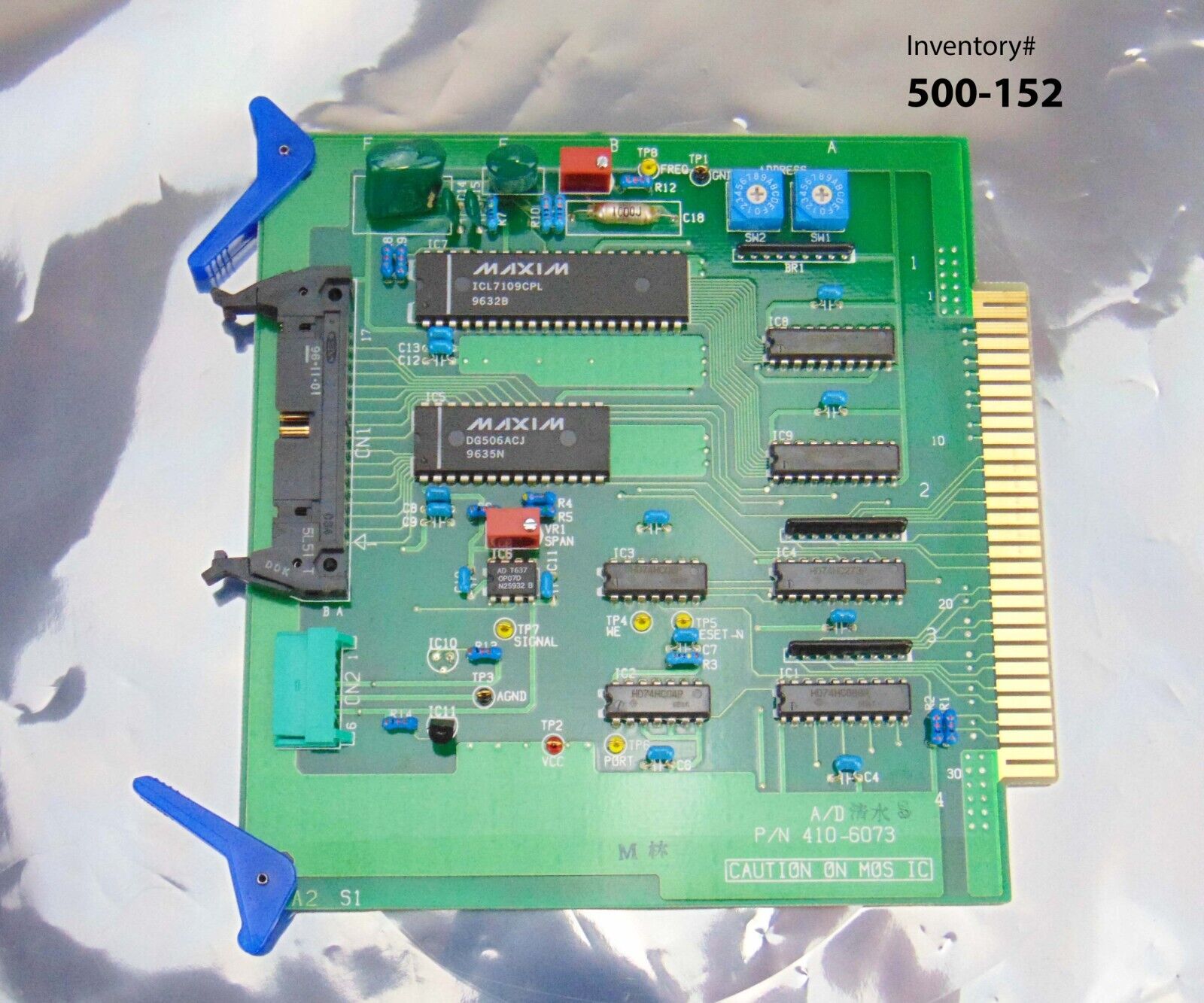 Hitachi 410-6073 A/D Circuit Board Hitachi FB-2000A Focused Ion Beam M ...